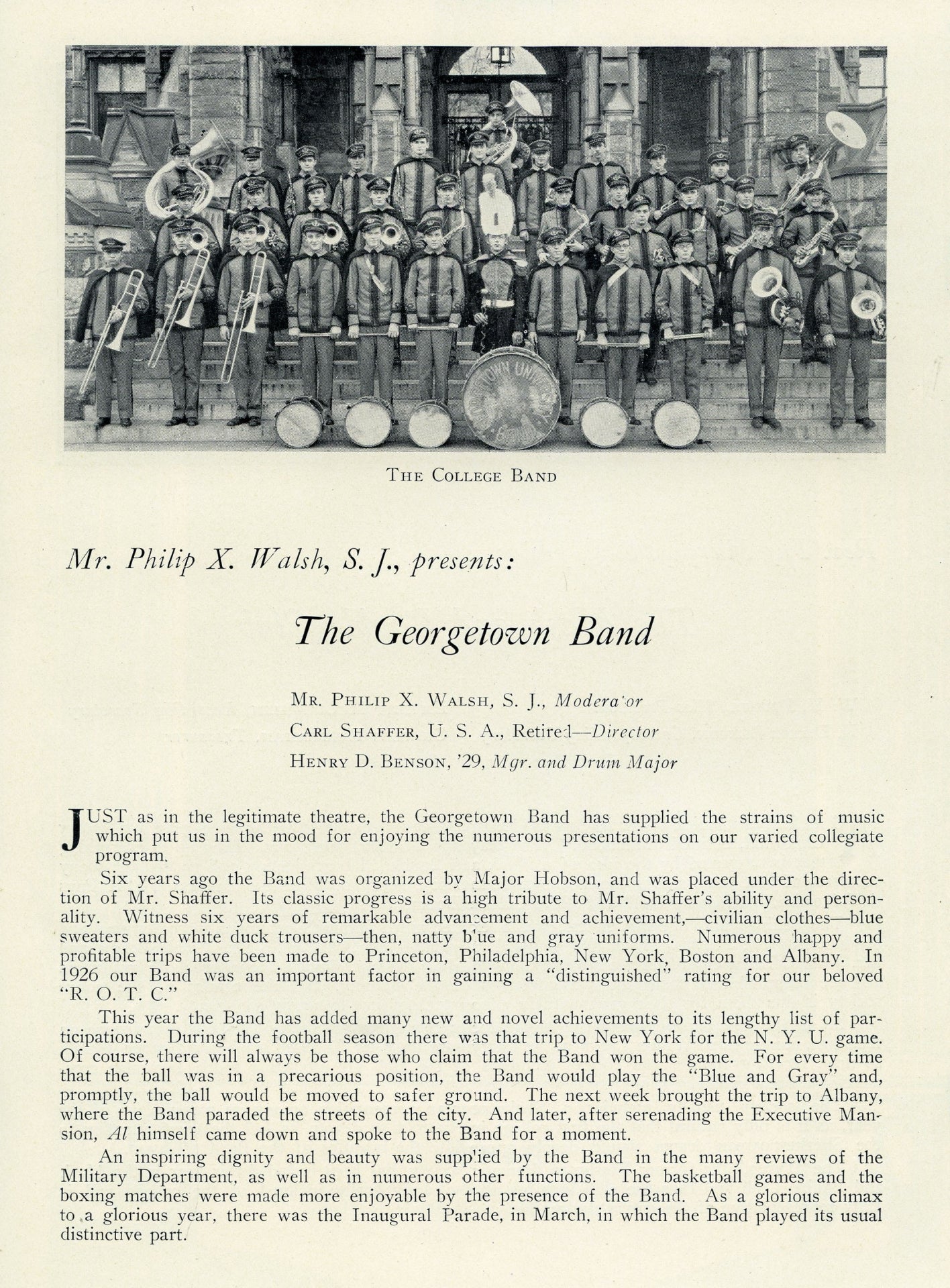 Sing and Cheer for Georgetown | Georgetown University Library